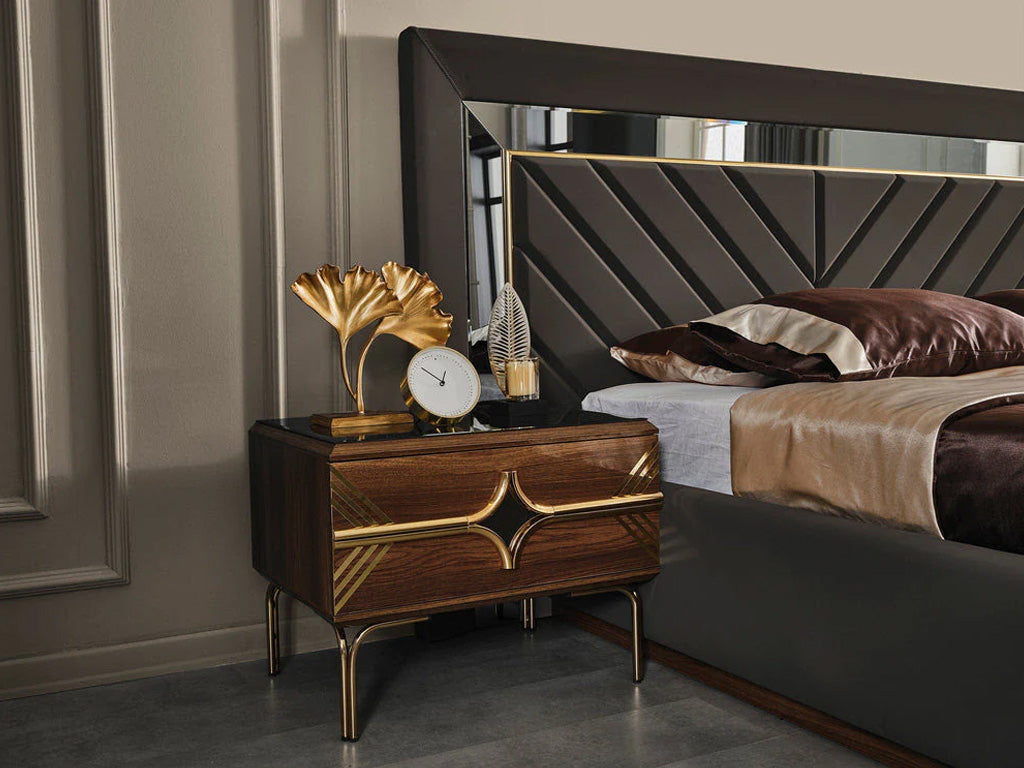 Celestial Mirage Mirror Bed Frame